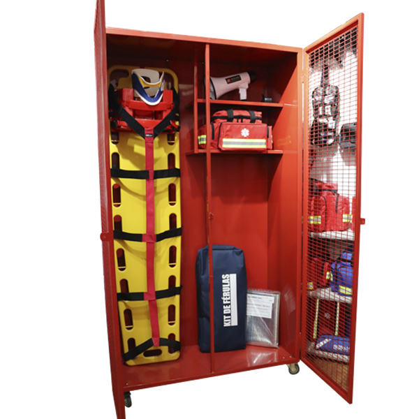 Gabinete Emergencia 2 puertas – 1200x2000x500 mm – Equipado – Proemer